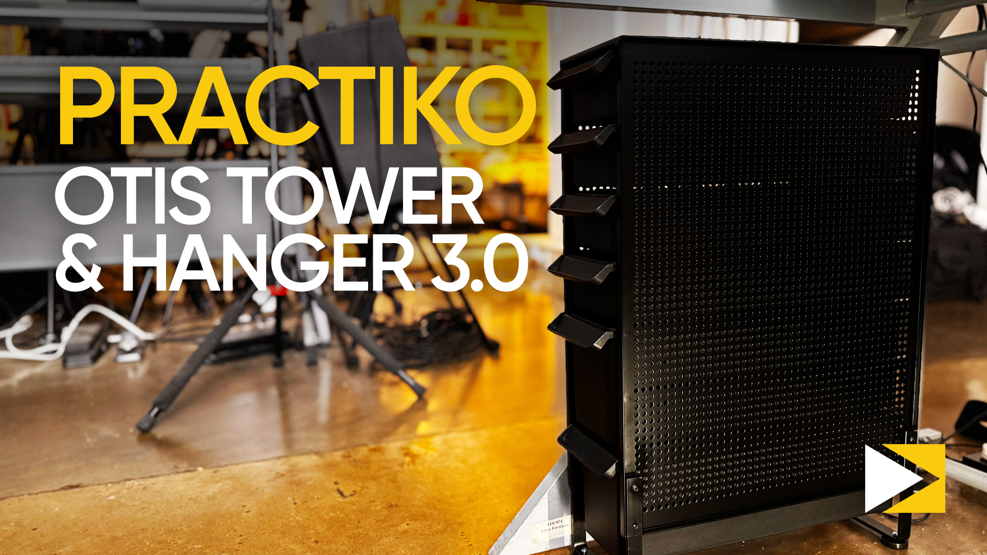Yogomi: Practiko Otis Tower & Hanger: Premium Modern Office Organization