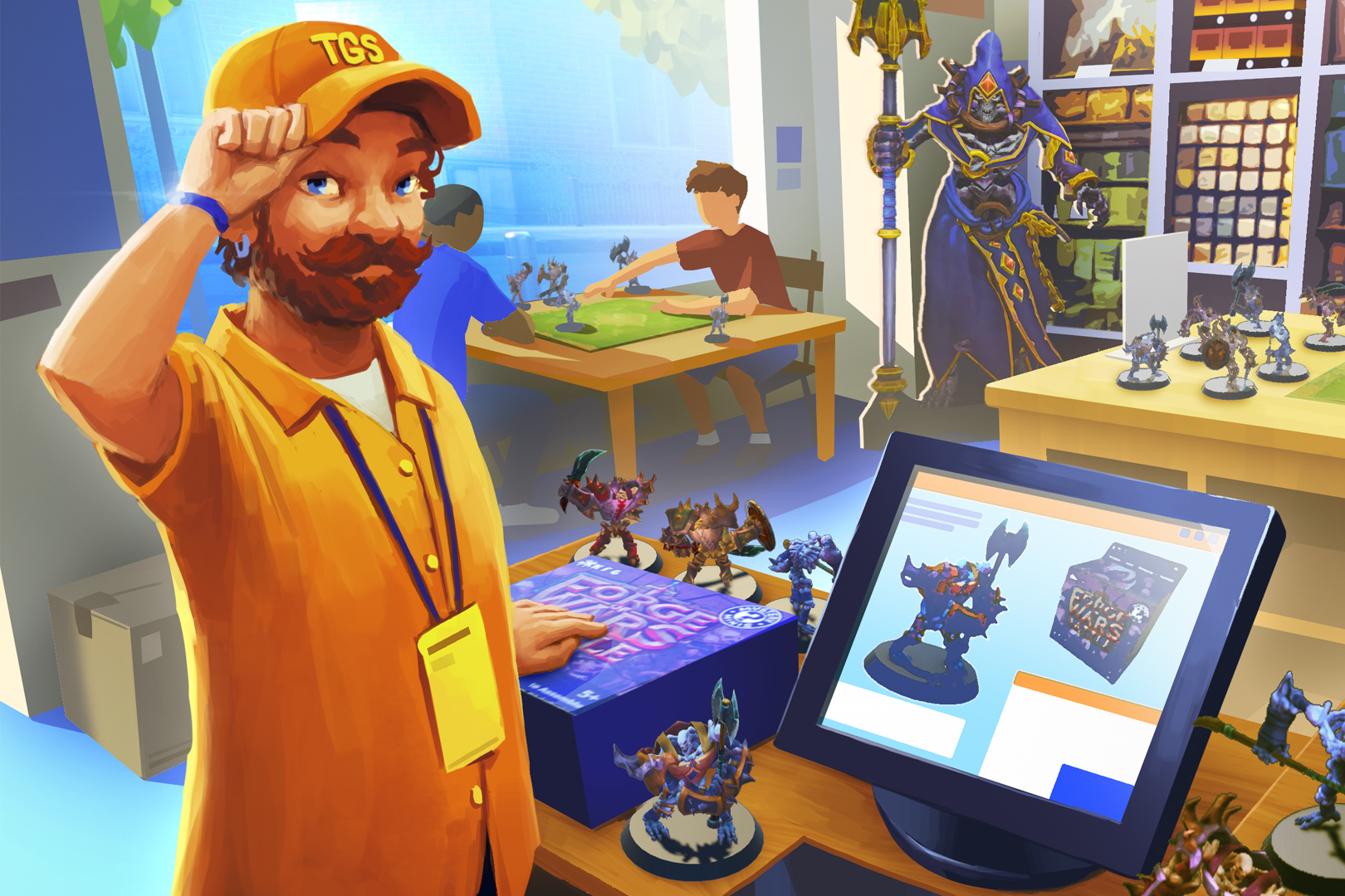 Yogomi: Tabletop Game Shop Sim Lets You Run the Miniatures Store of ...