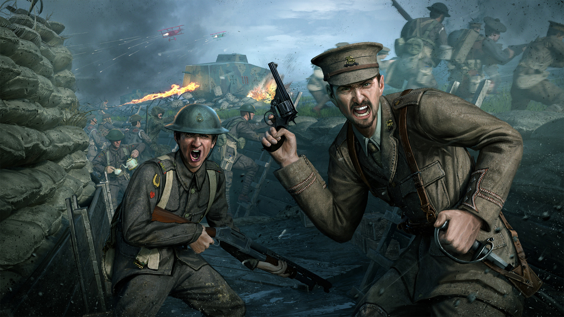 Yogomi: Over The Top: WWI Storms Onto PC March 6 With Massive 100v100 ...